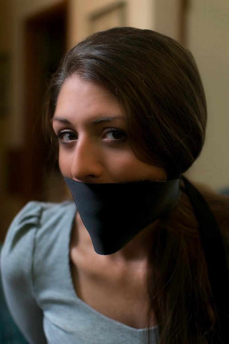 Neoprene Panel Gag Silicone Ball