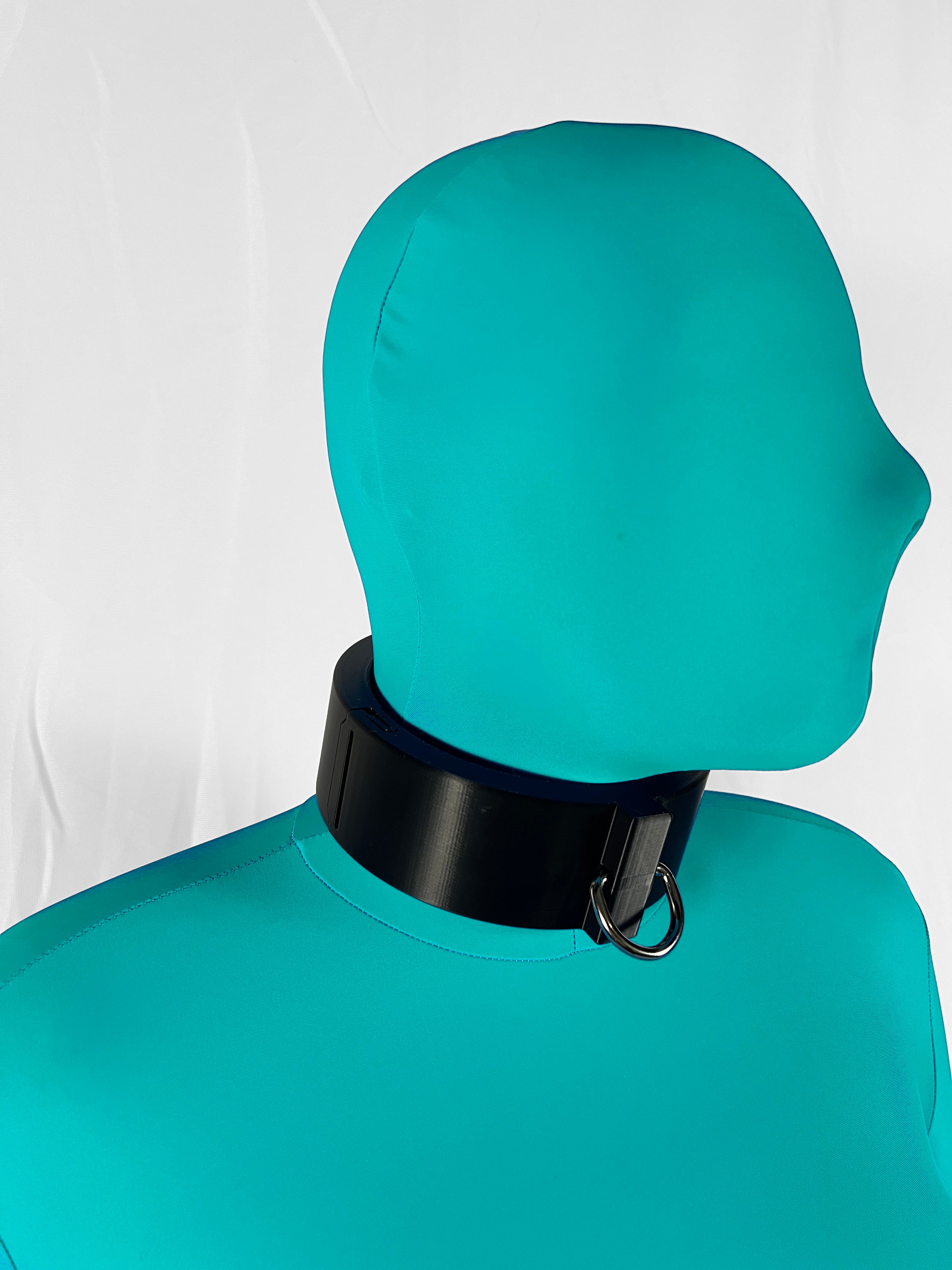 Locking Self Bondage Collar (50mm Height)